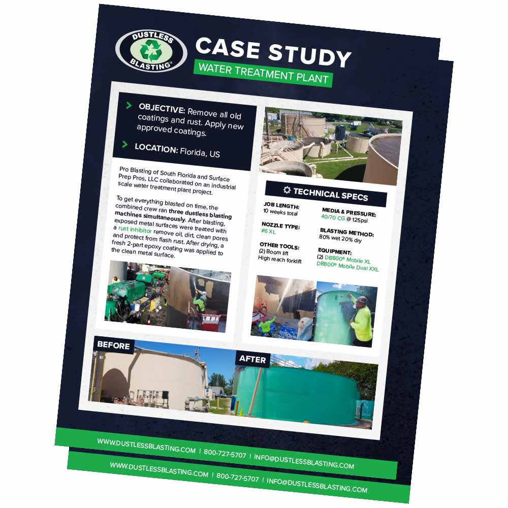 Case Study: Water Treatment Plant Coatings and Rust Removal